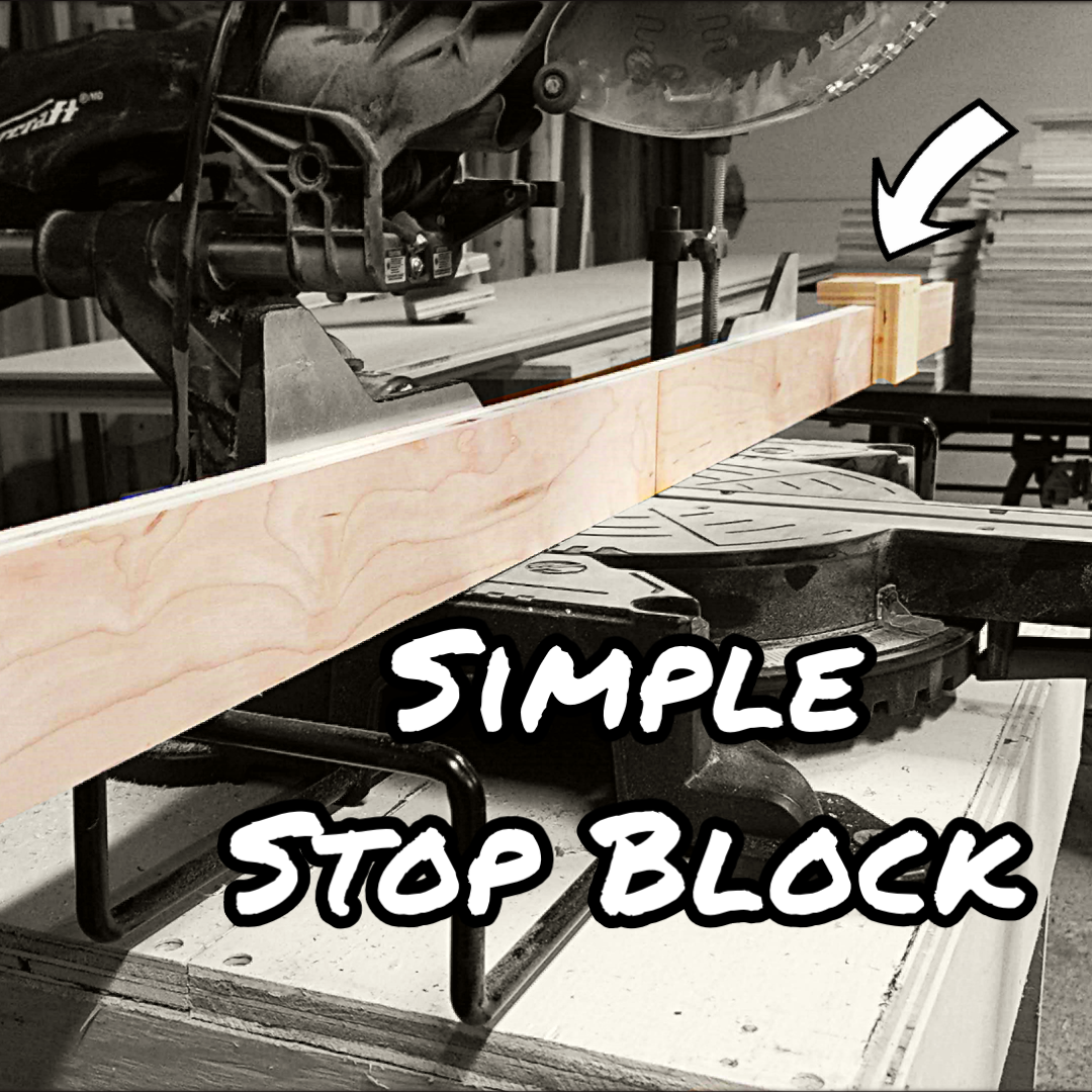 Simple Stop Block System for Miter Saws : 6 Steps (with Pictures ...