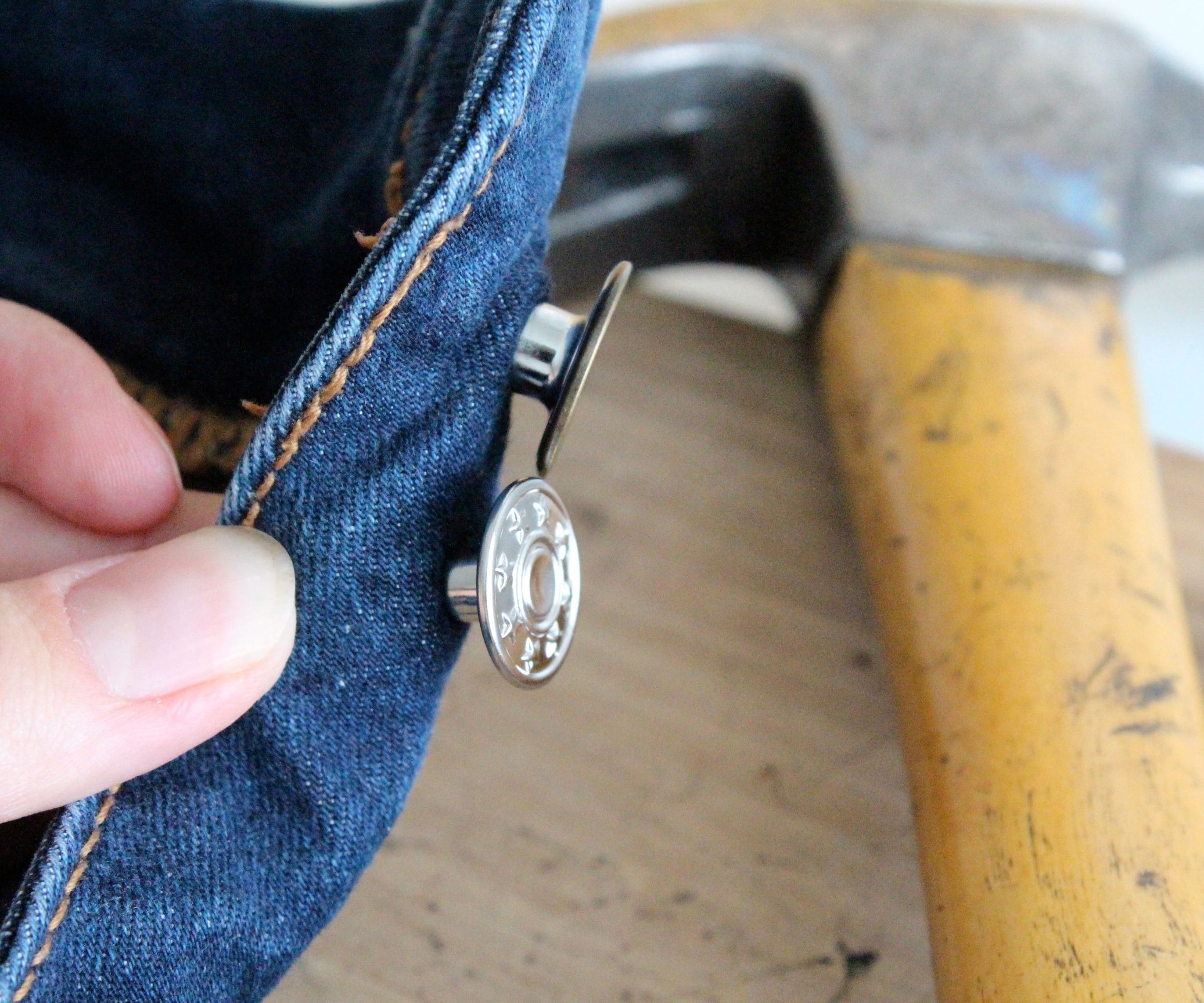 Add an Extra Button to Your Jeans for the Best Fit : 4 Steps (with ...