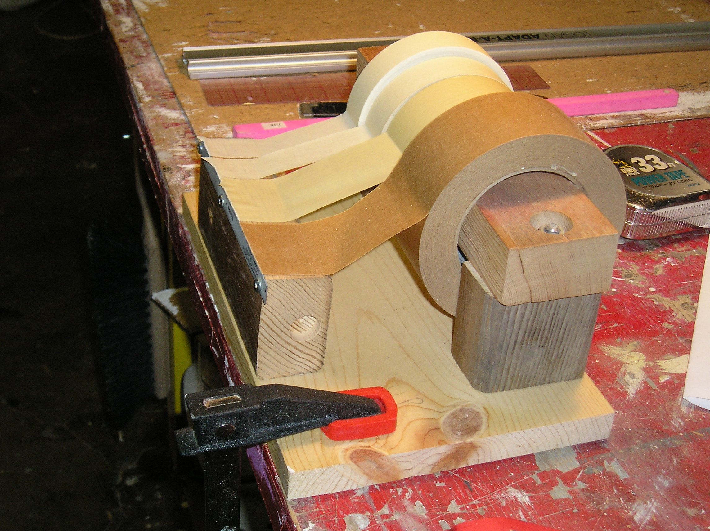 How to Make an Easy to Use Tape Dispenser : 6 Steps (with Pictures ...