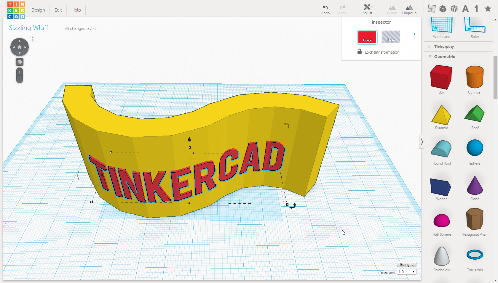 Tinkercad: Easy to Create Curve Text : 6 Steps (with Pictures) - Instructables