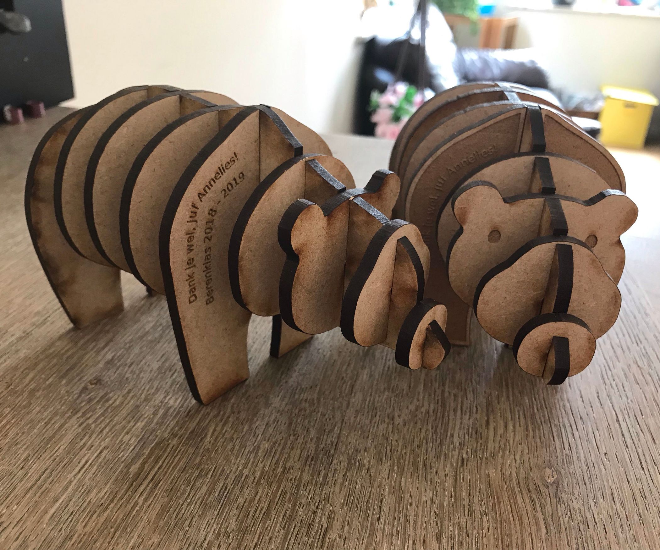 Laser Cut Bear - Instructables