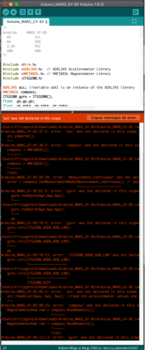 Tutorial to Interface GY-85 IMU 9DOF Sensor With Arduino : 8 Steps ...