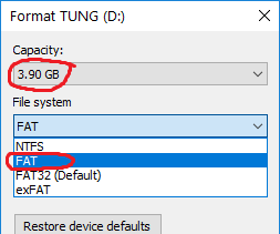 Format USB Flash Drive to FAT/FAT16 (not FAT32) : 3 Steps (with ...