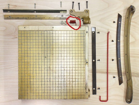 Restore Old Paper Cutter 14 Steps with Pictures Instructables restore-old-paper-cutter-14-steps-with-pictures-instructables
