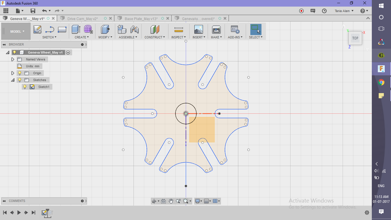 Using Fusion 360 to Understand the Geneva Mechanism : 8 Steps ...
