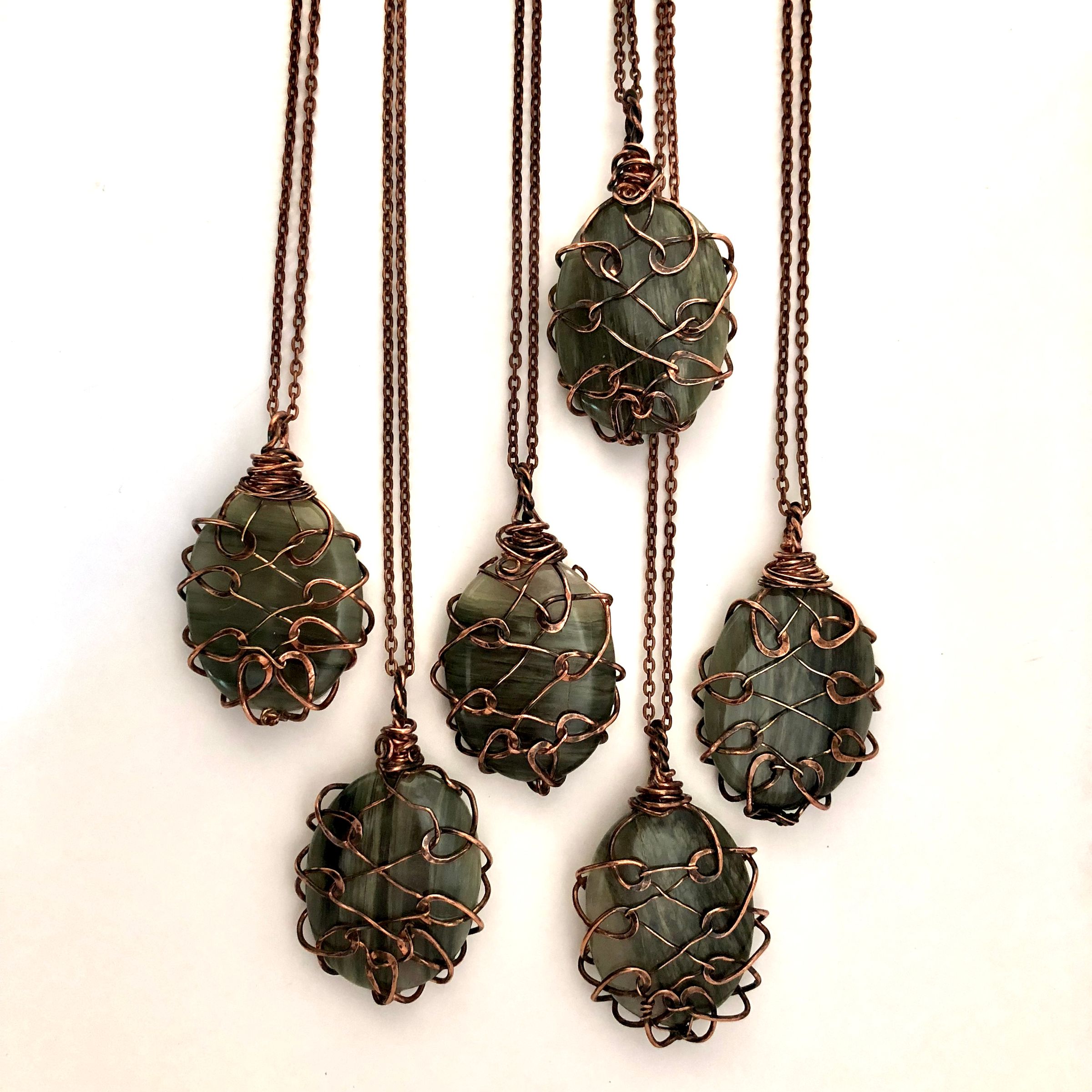 Laced Up Stone Wire Wrapped Pendant : 16 Steps (with Pictures ...