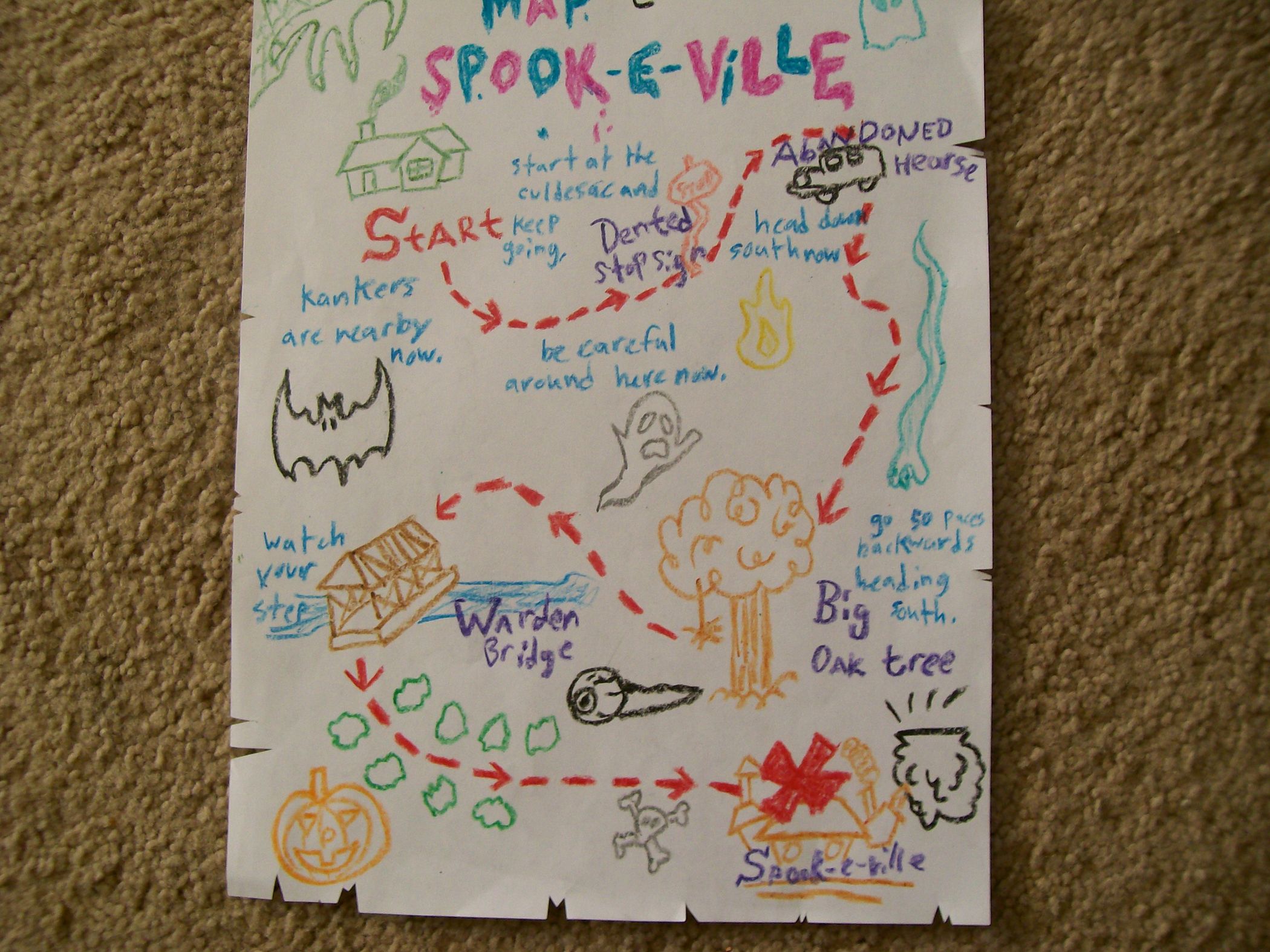 Ed Edd 'n' Eddy: Eddy's MAP TO SPOOK-E-VILLE! : 5 Steps - Instructables