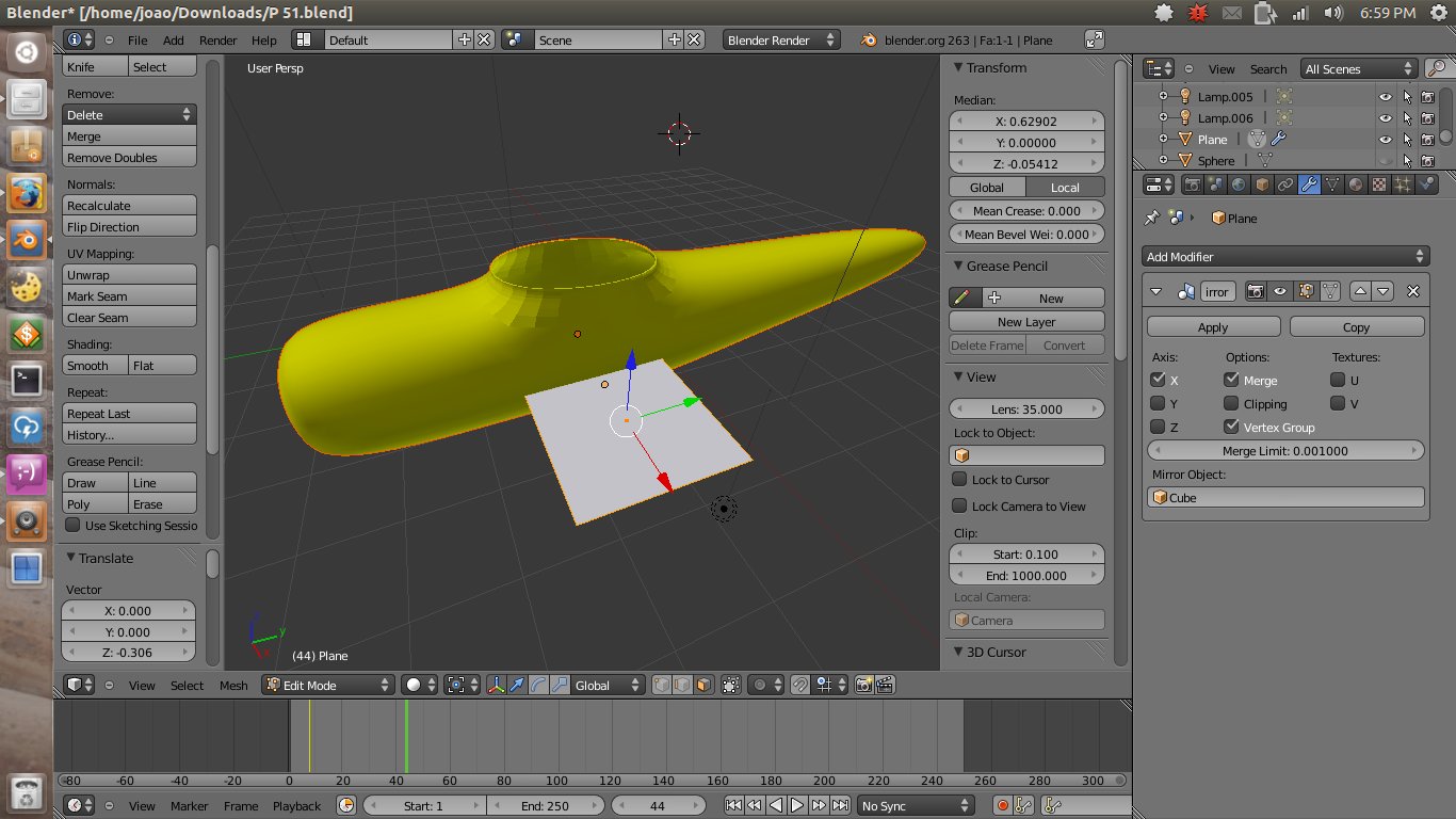Modelling in Blender: Airplane Part 1 : 8 Steps - Instructables