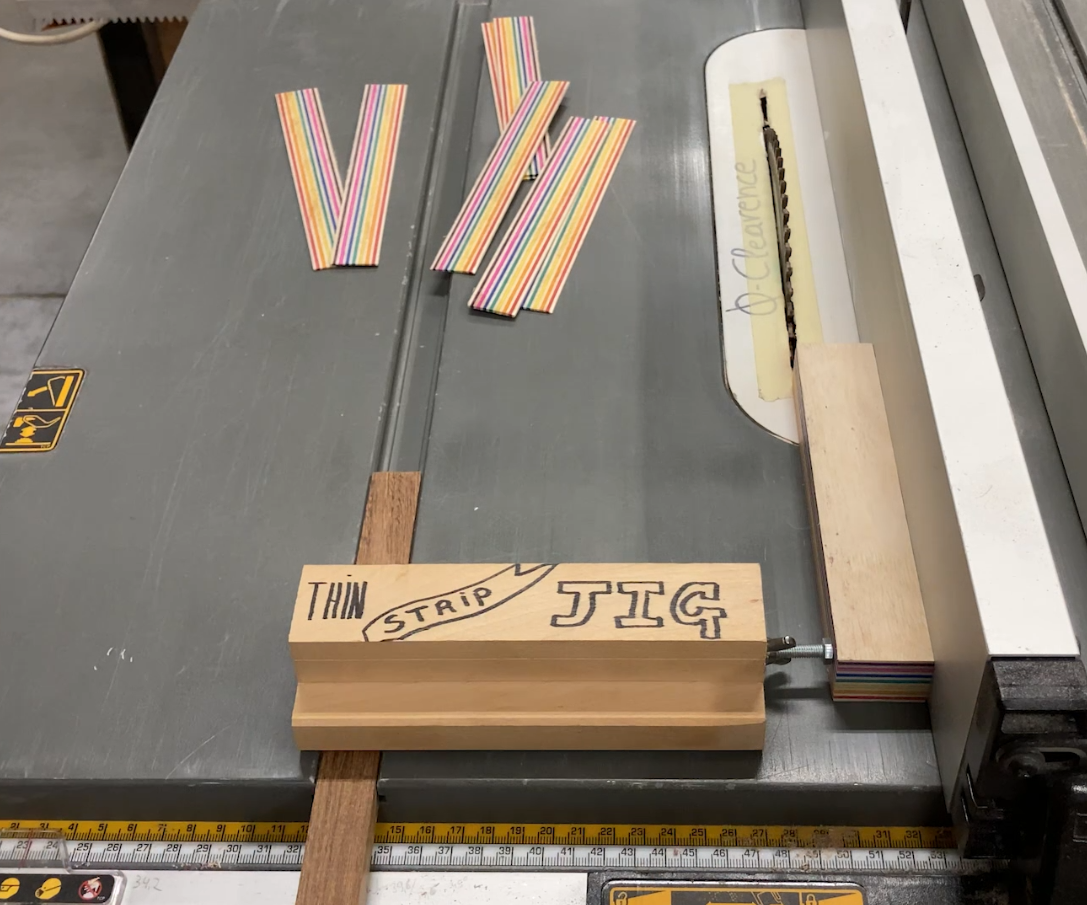 The Easiest Thin Strip Jig for the Table Saw : 4 Steps (with Pictures ...