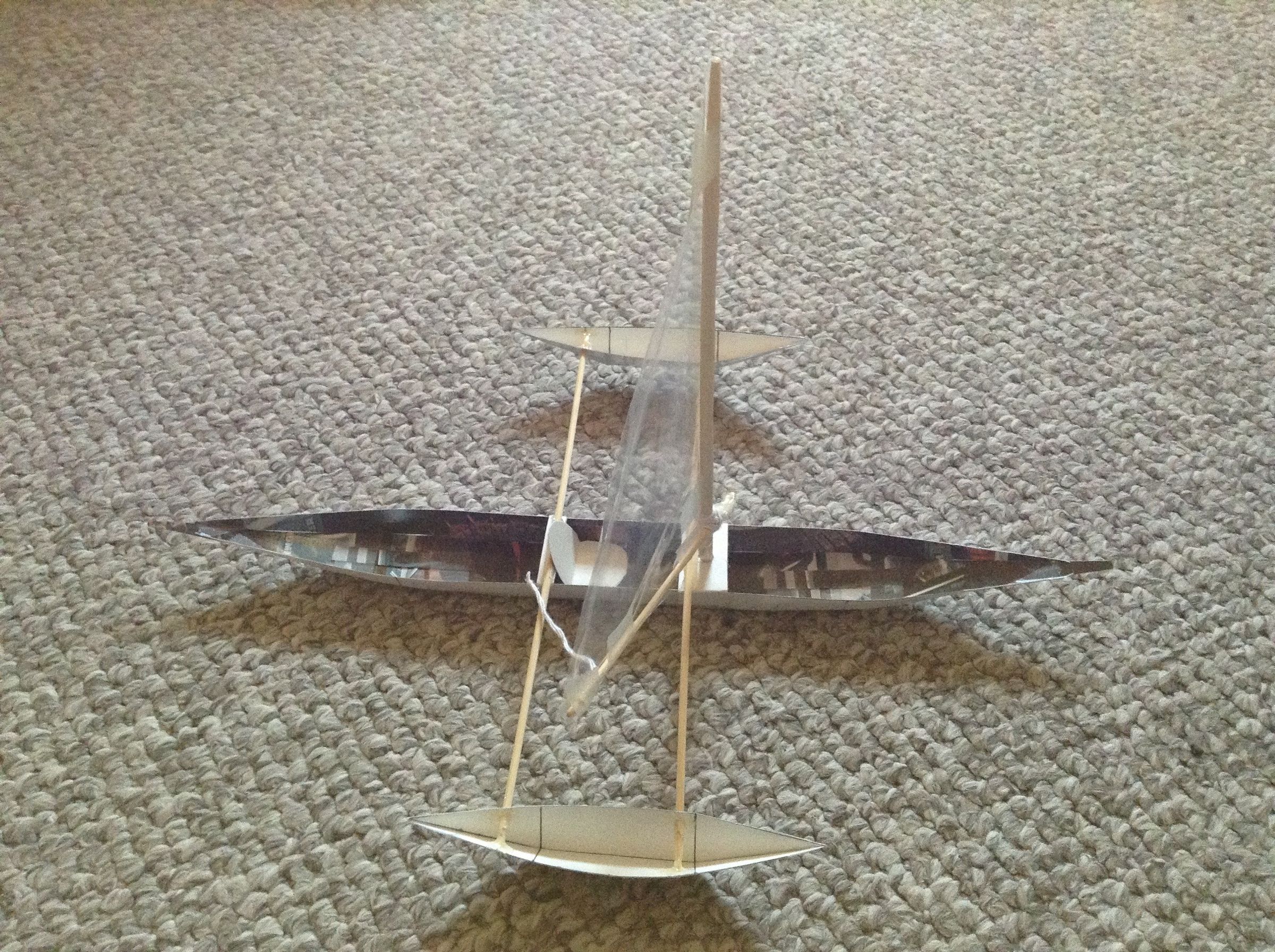 Cardboard Model Sailing Canoe : 6 Steps - Instructables