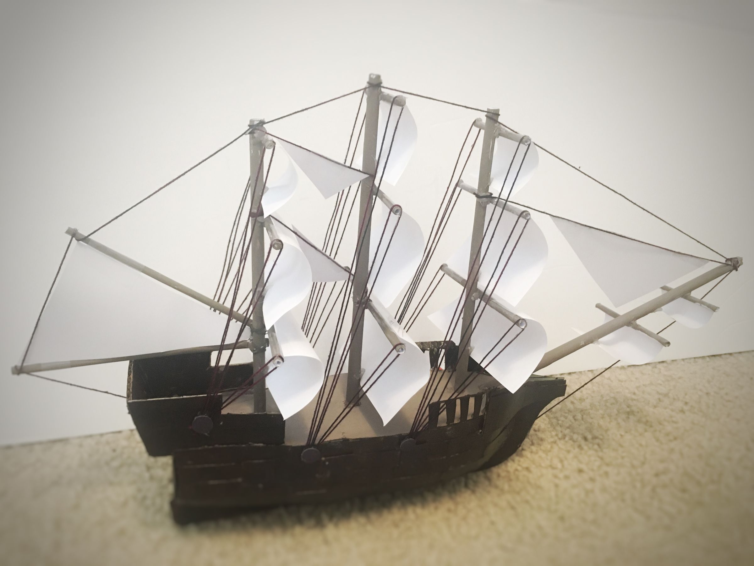 Model Ship From Paper and Cardboard : 15 Steps (with Pictures ...