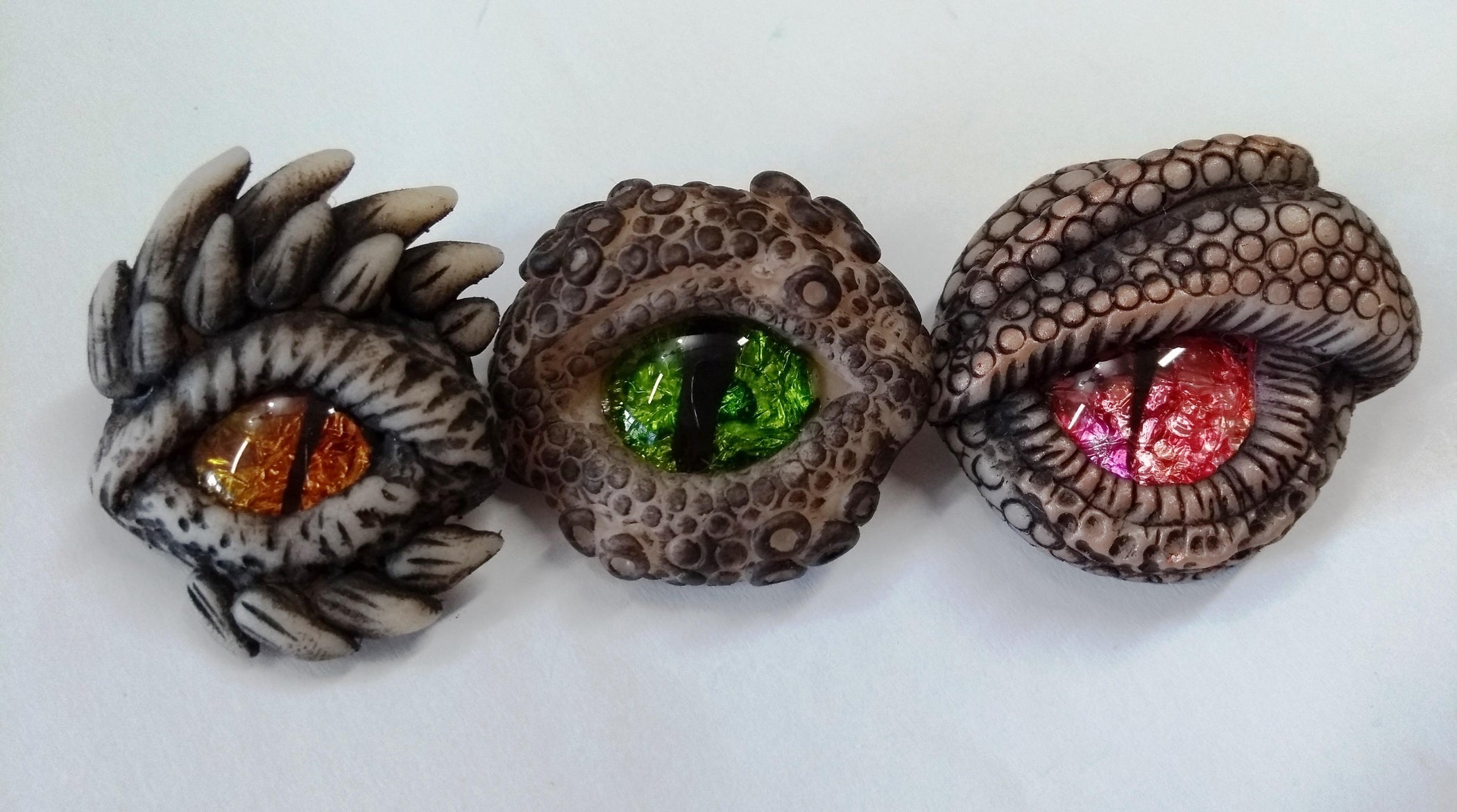 DIY Dragon Eye Brooch From Polymer Clay : 6 Steps (with Pictures ...