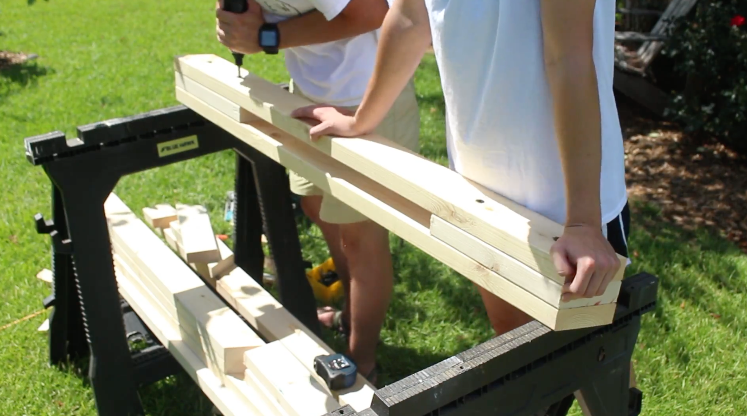 How to Build an Outdoor Hammock Stand $25 : 7 Steps (with Pictures ...