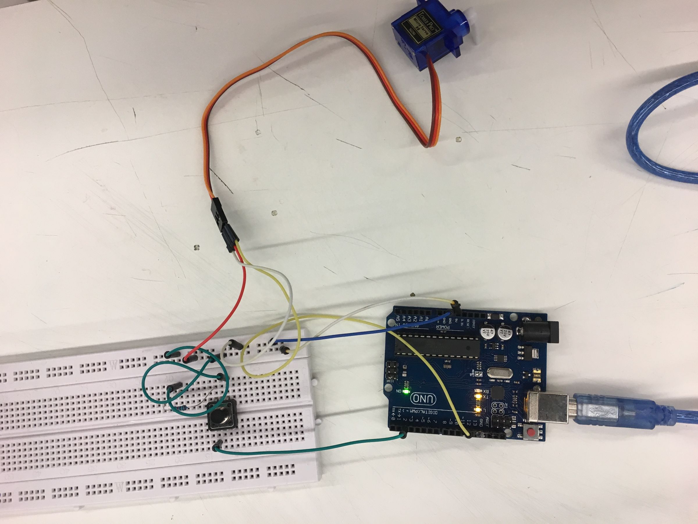 Servo Motor Arduino and Button/drawer Locker : 7 Steps - Instructables