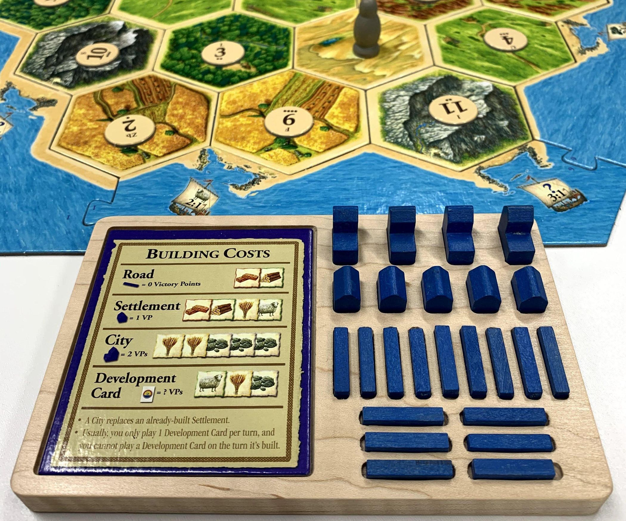 Settlers of Catan Table Top Game Piece Tray : 8 Steps (with Pictures ...