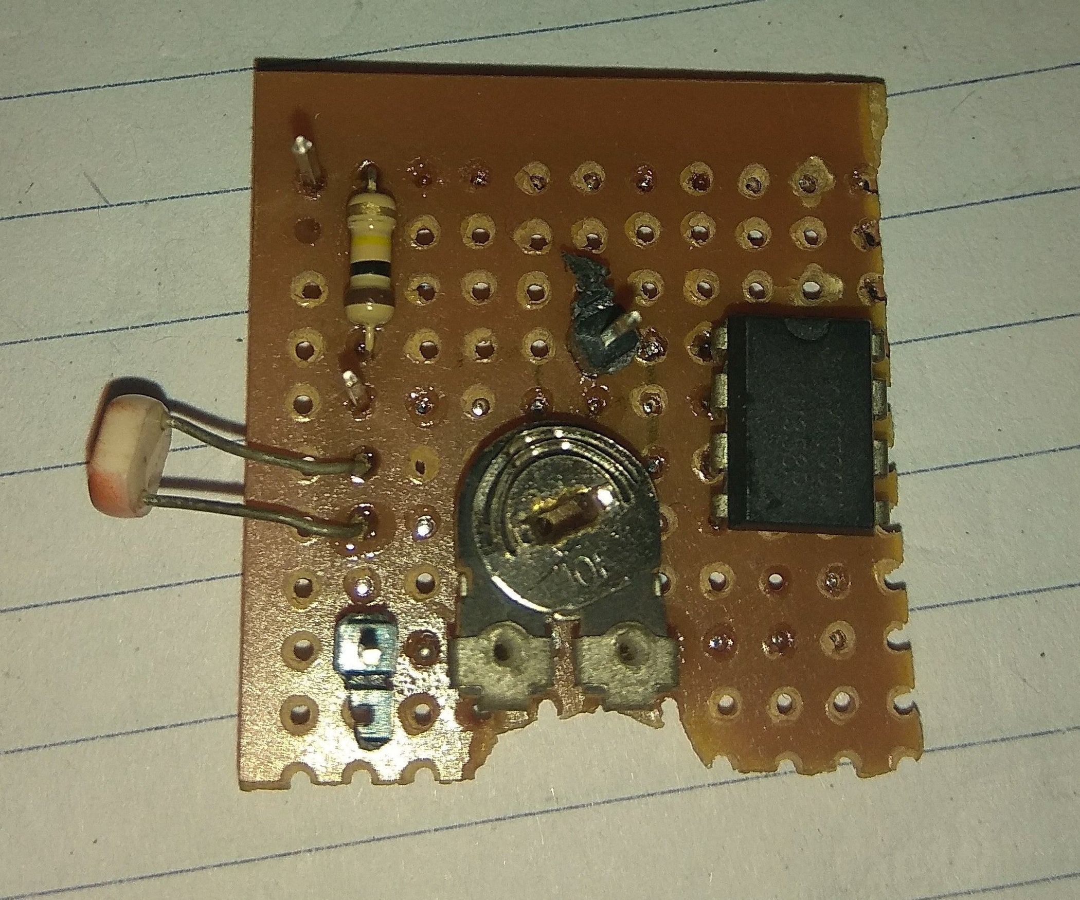 Ldr Based Light Sensordetector 3 Steps Instructables 