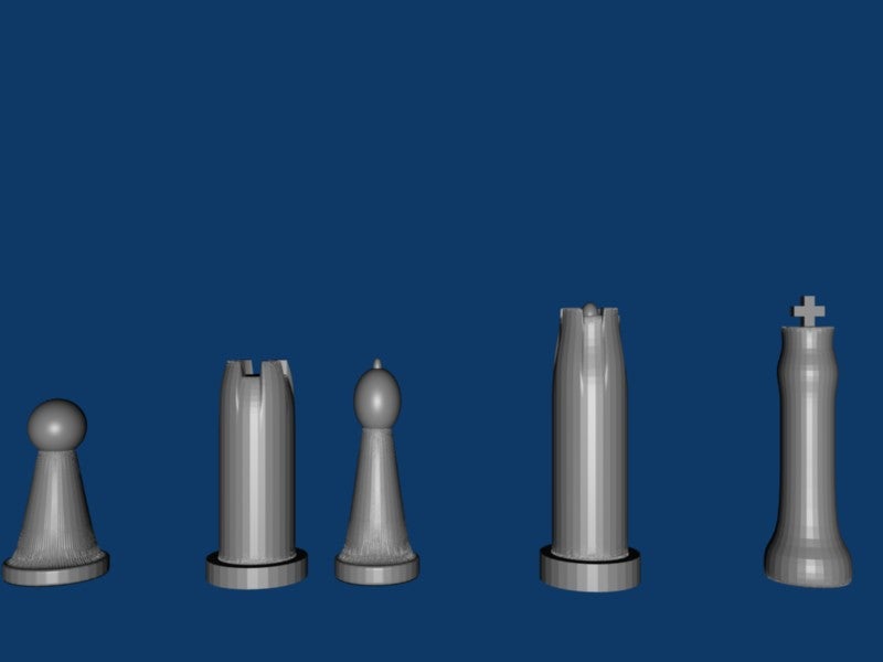 Chess Kit Made in Blender 3D - Instructables