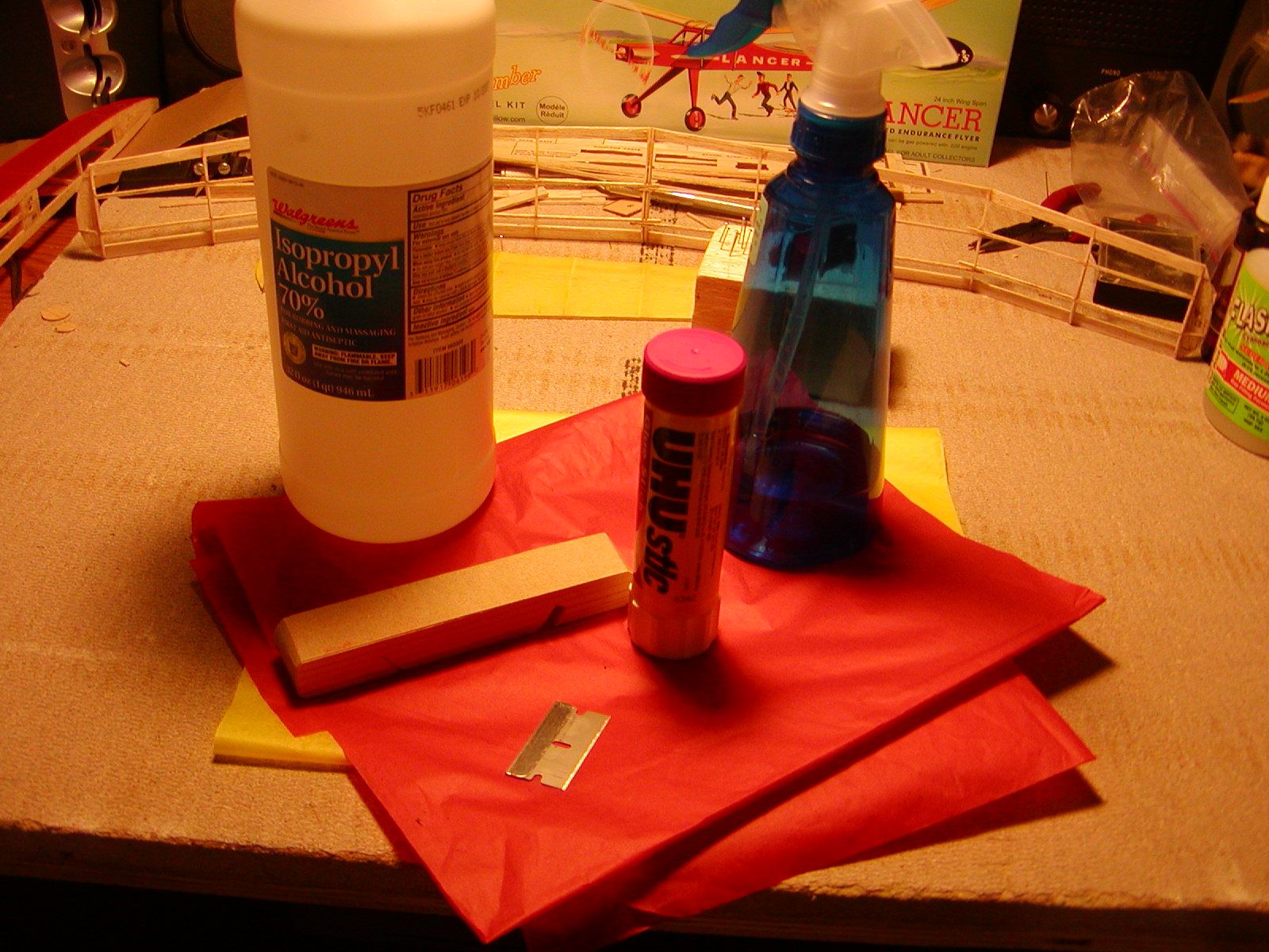 Covering a Model Airplane in Tissue : 6 Steps (with Pictures ...