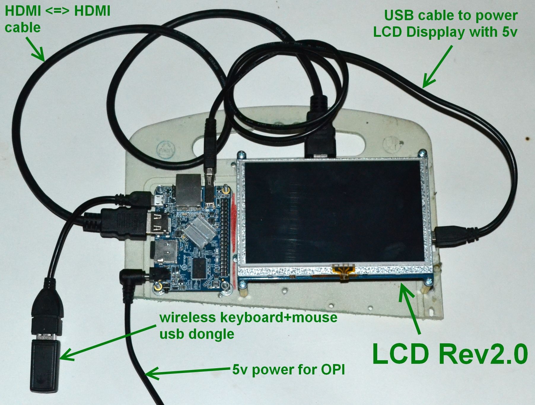 Orange PI HowTo: Set It Up to Use With a 5" HDMI TFT LCD Display : 8 ...