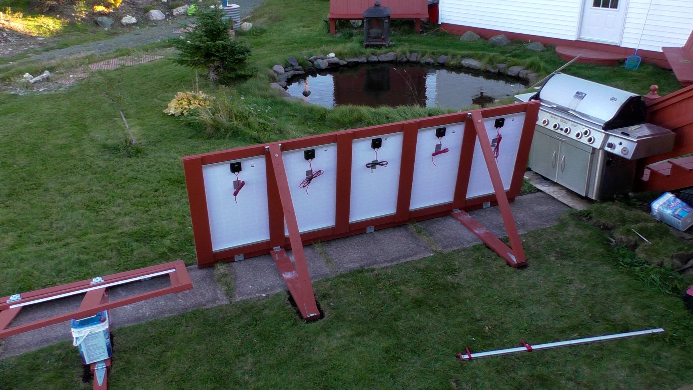 Ground Mounted Solar Panels With Adjustable Angles : 7 Steps (with ...