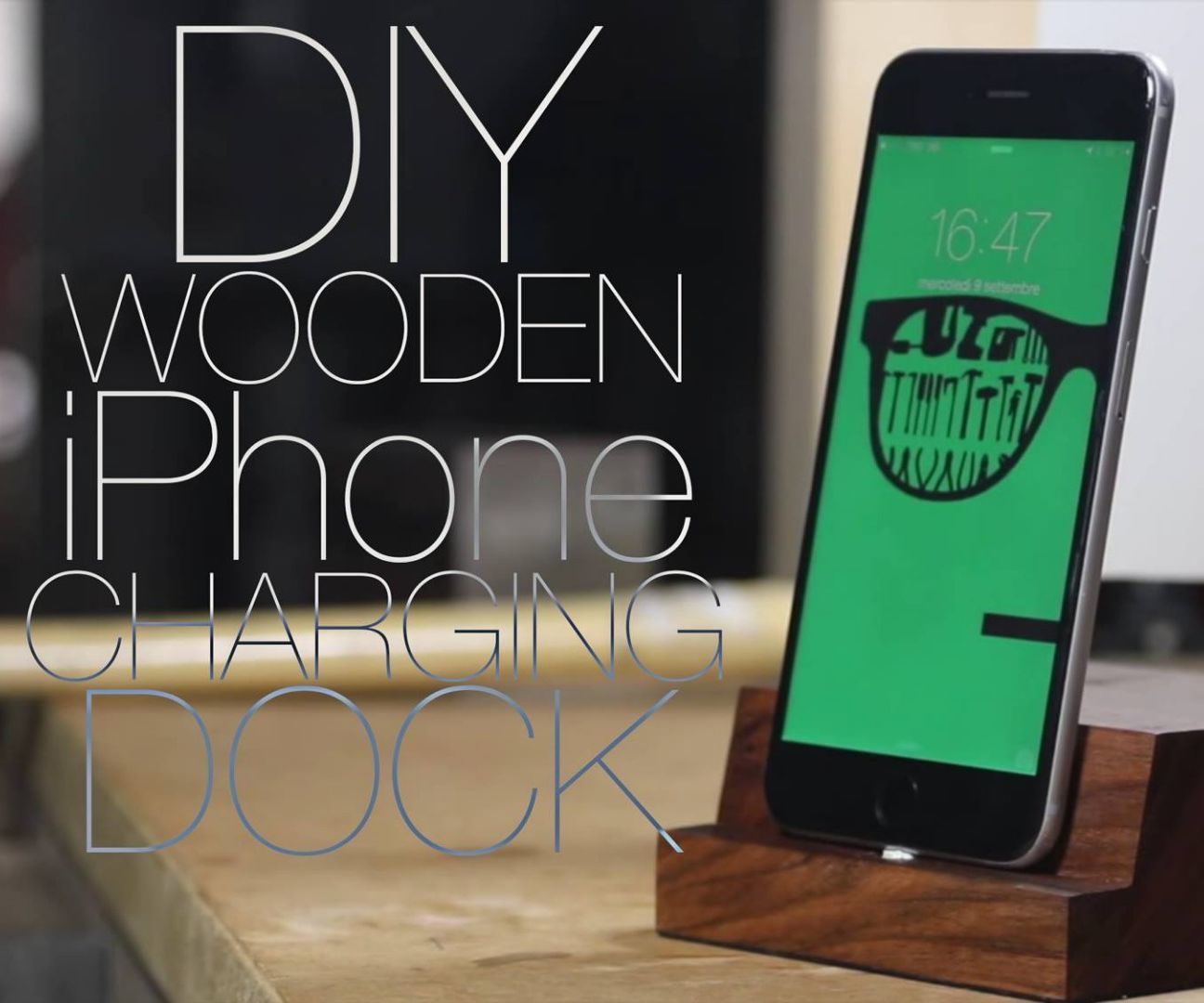 Wooden Phone Dock - Instructables