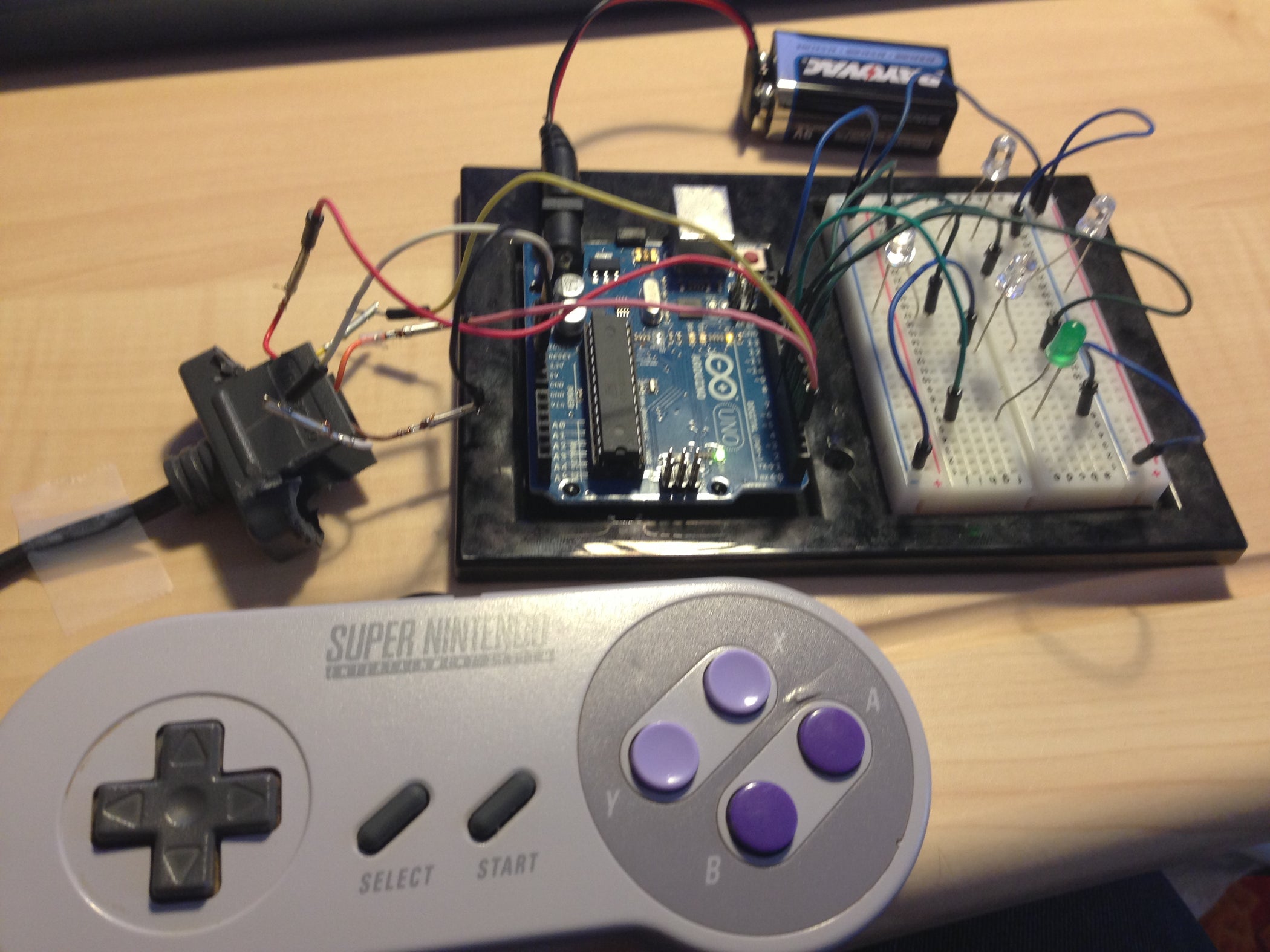 Make An Snes Controller Based Arduino Game 8 Steps Instructables