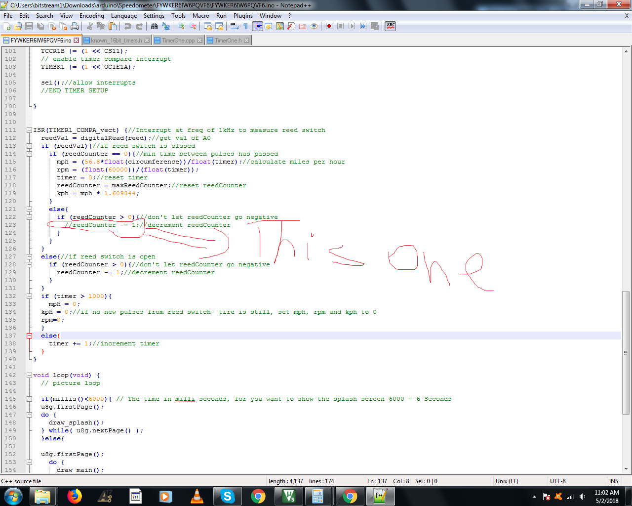 Arduino Bike Speedometer With 128 X 64 Graphics LCD : 5 Steps (with ...