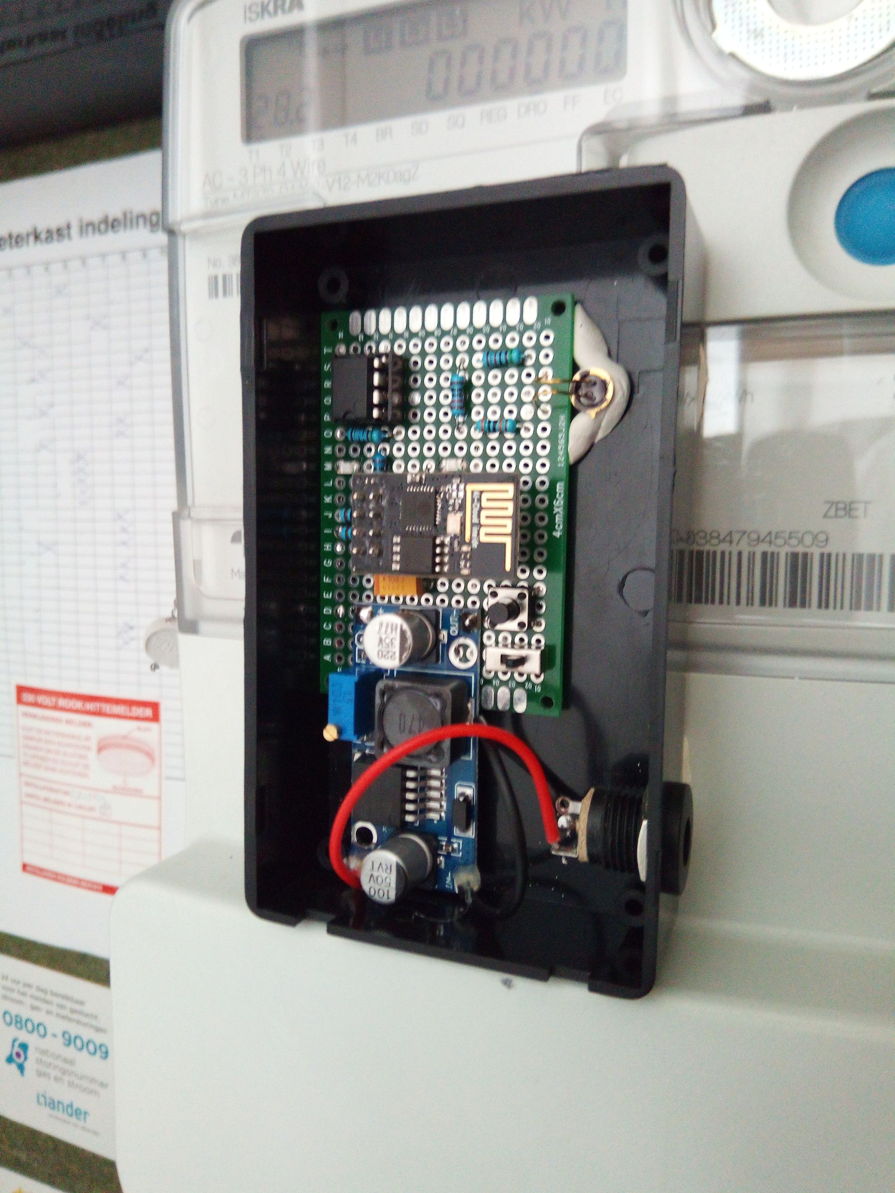 Read Your Main Power Electricity Meter (ESP8266, WiFi, MQTT and Openhab ...