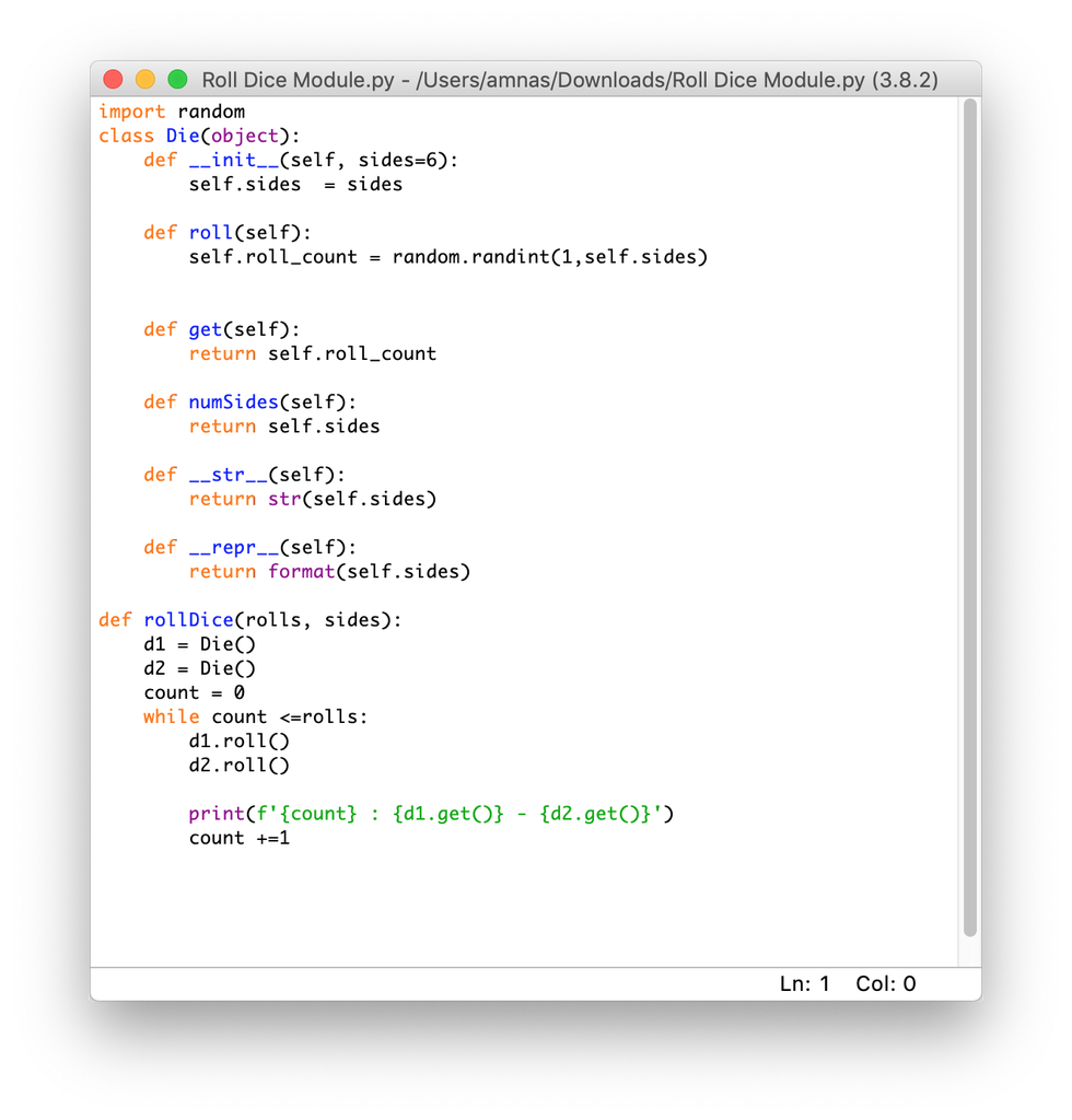 How To Roll A Dice Using Python 9 Steps Instructables