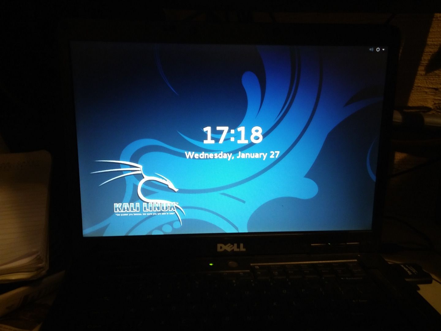Kali Linux 2016.1 on an Old Dell Vostro Laptop AMD 64bit CPU : 4 Steps ...