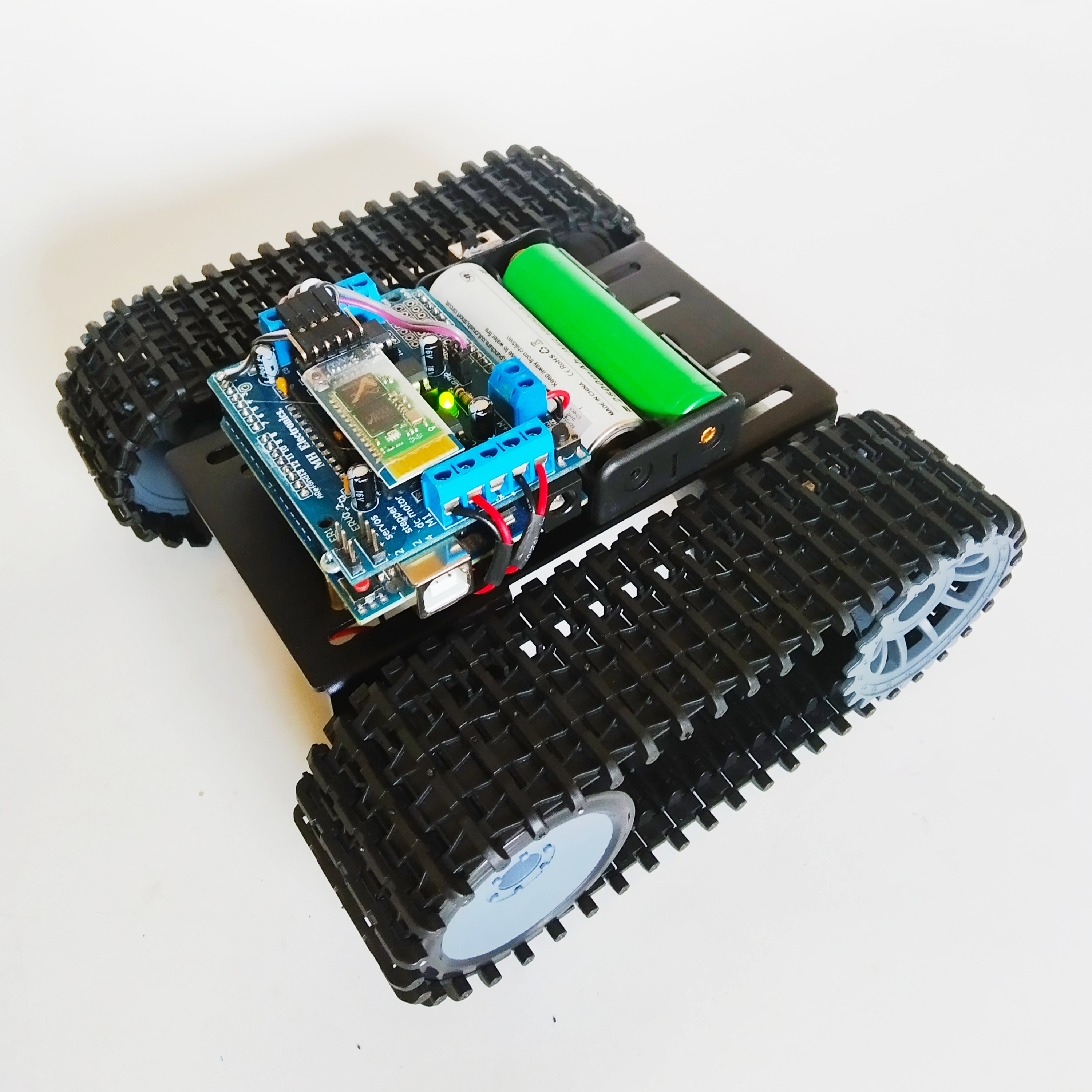Arduino Robot Car Bluetooth Controlled and Programmed With Android ...
