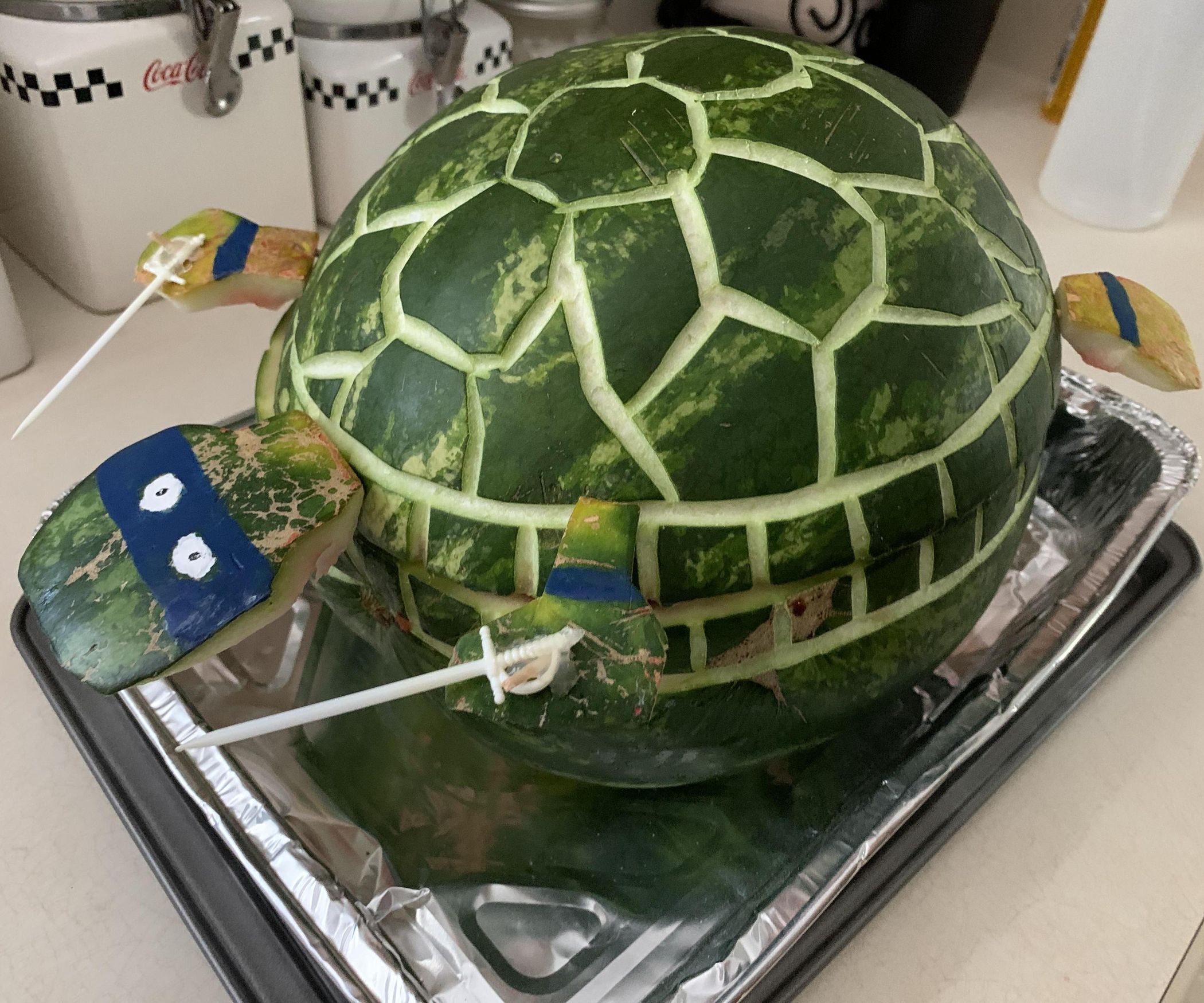 TMNT Watermelon Turtle : 5 Steps (with Pictures) - Instructables