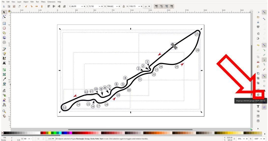 3D Printable Track (Inkscape and Tinkercad Tutorial) : 8 Steps (with ...
