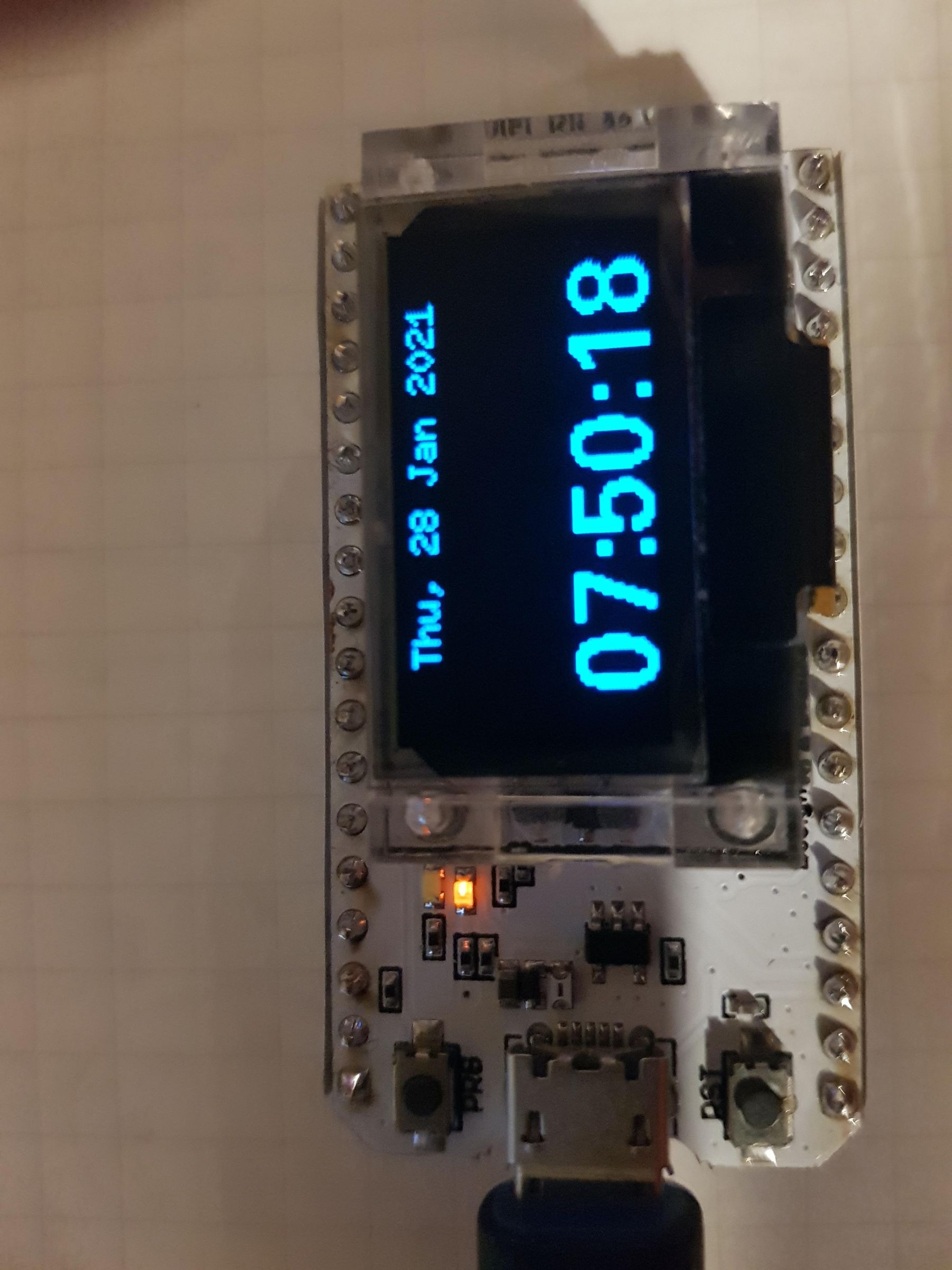 WiFi Kit 32 NTP Clock - Instructables