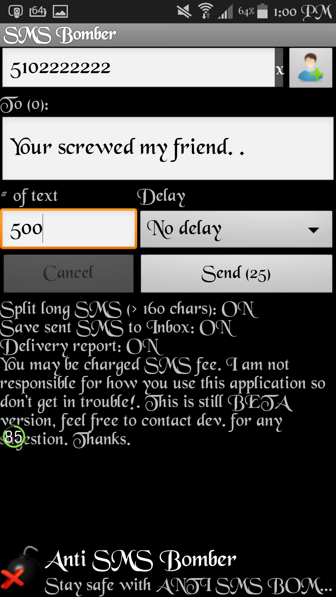 Free sms bomber online - decorvil