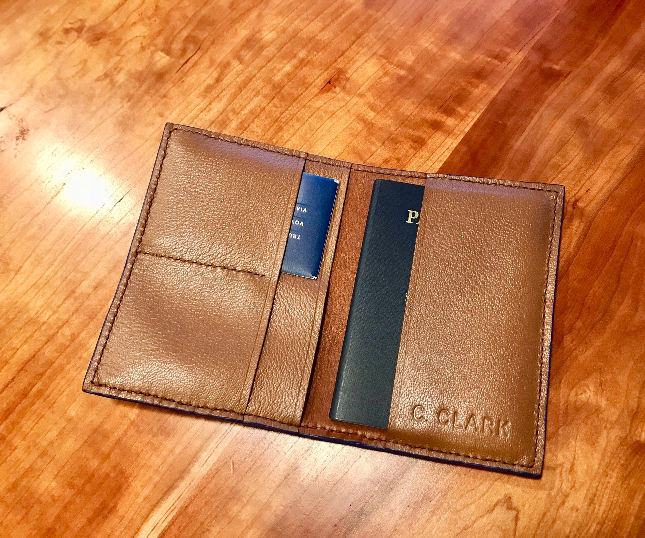 Leather Passport Case 11 Steps With Pictures Instructables