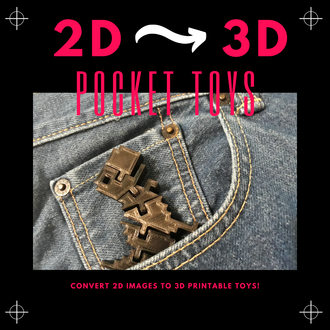 Pocket Toys: Convert 2D Images to 3D Printable Toys : 8 Steps (with ...