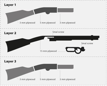 How to Make a Wooden Toy Winchester Rifle : 4 Steps (with Pictures ...