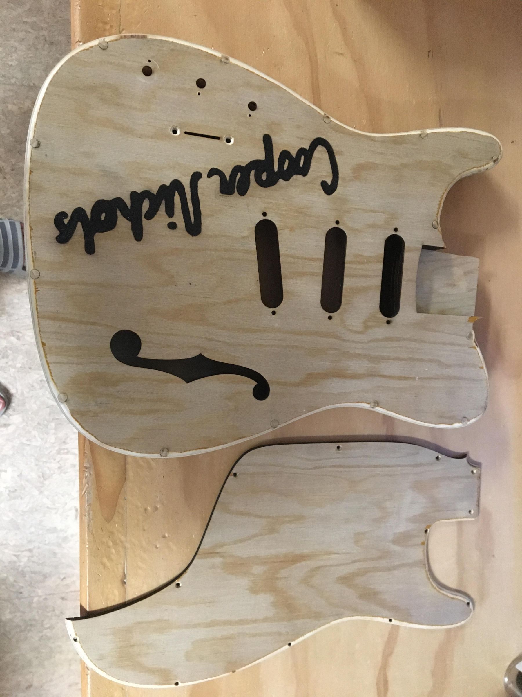 Custom CNC Electric Guitar & Case With Mobile BUILT IN Amp! : 9 Steps ...