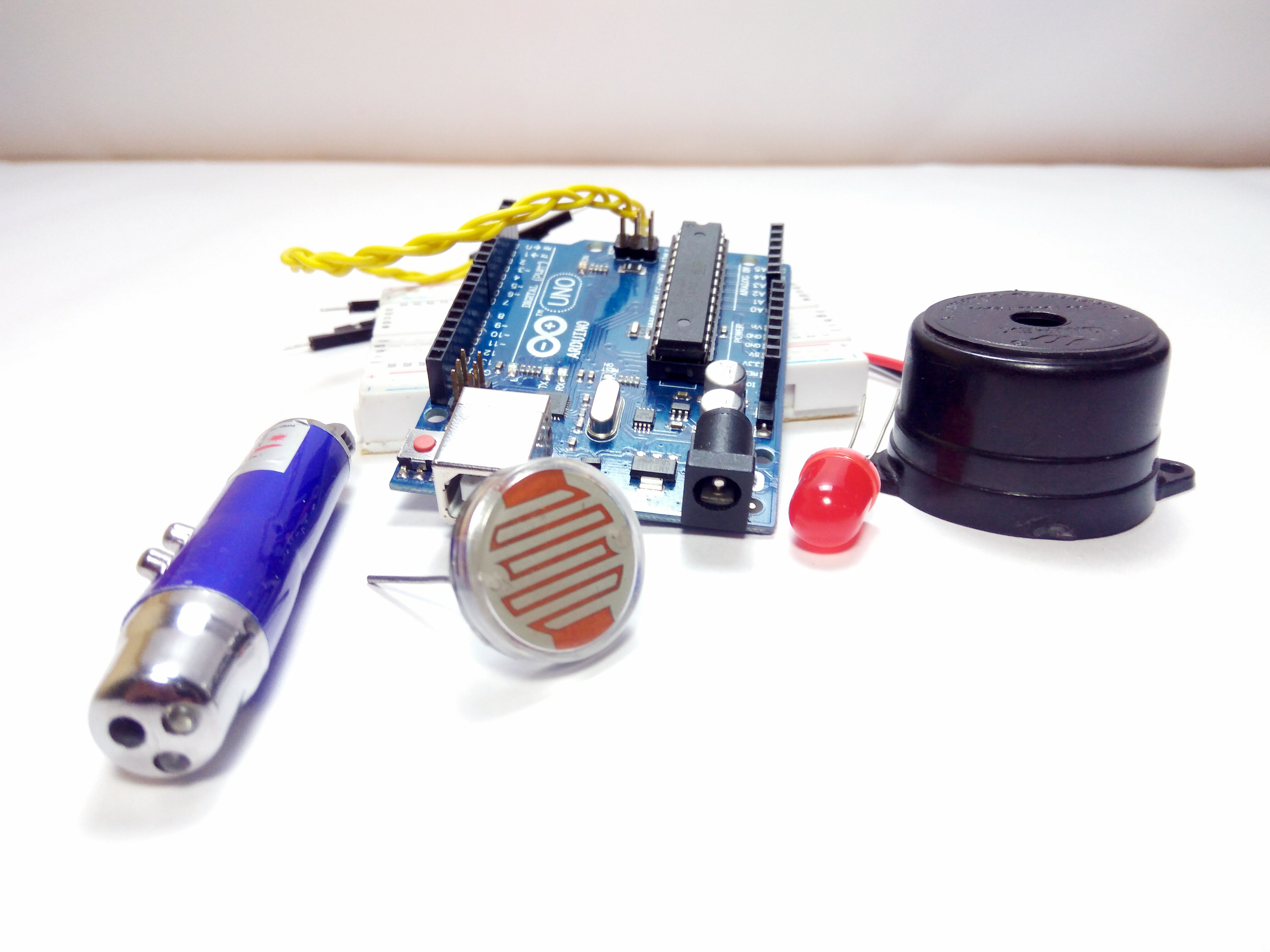 Laser Tripwire Home Alarm System : 5 Steps (with Pictures) - Instructables