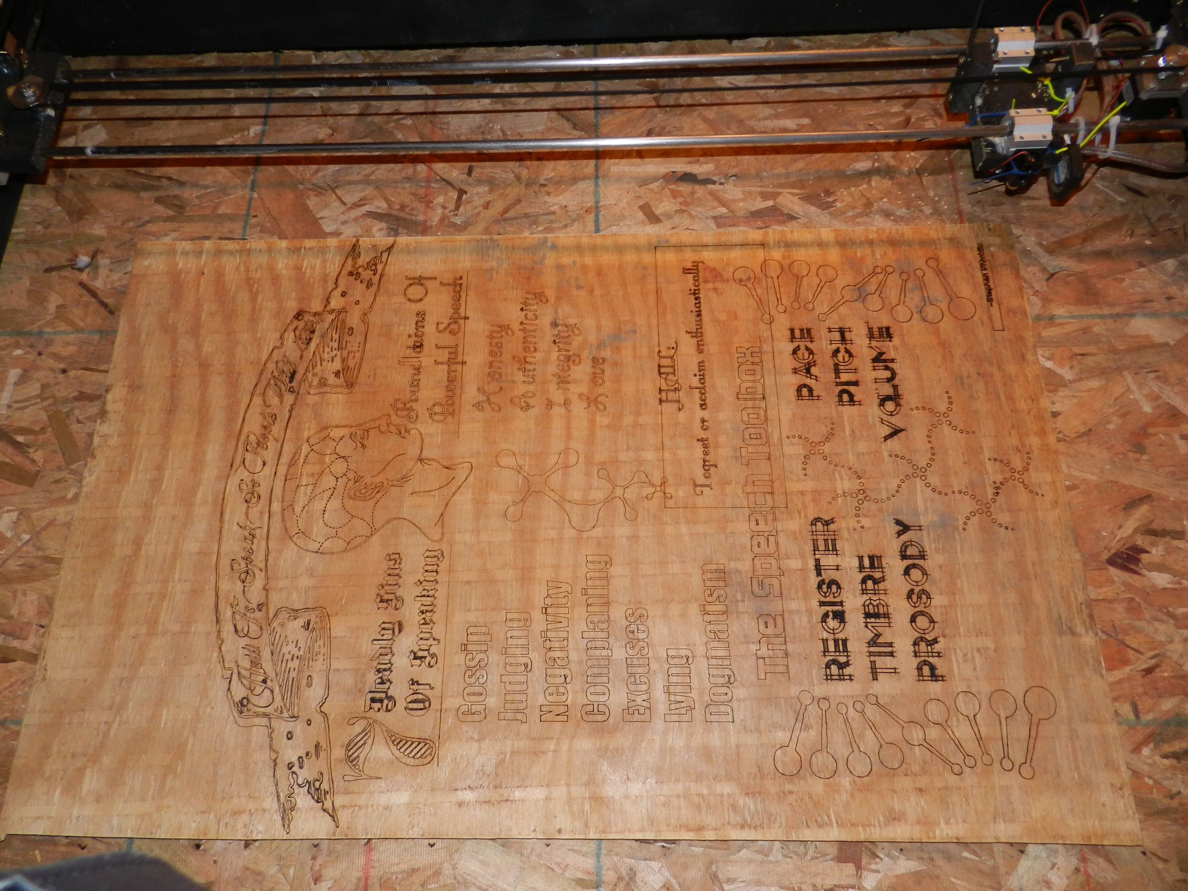 3W 4'x4' Arduino Laser Cutter/Engraver : 6 Steps (with Pictures ...