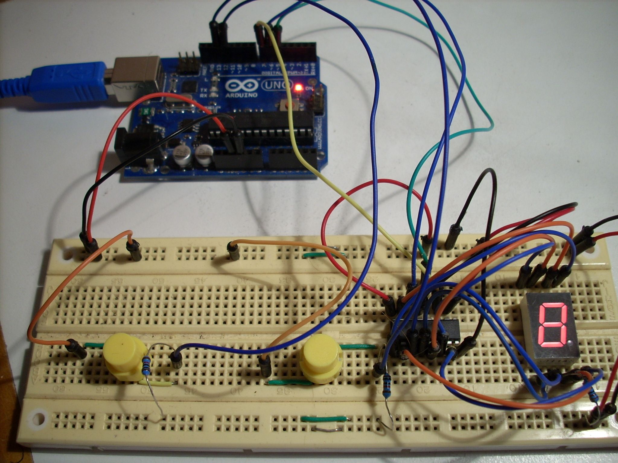 Different Methods of Driving 7 Segment LED Displays With Arduino : 5 ...