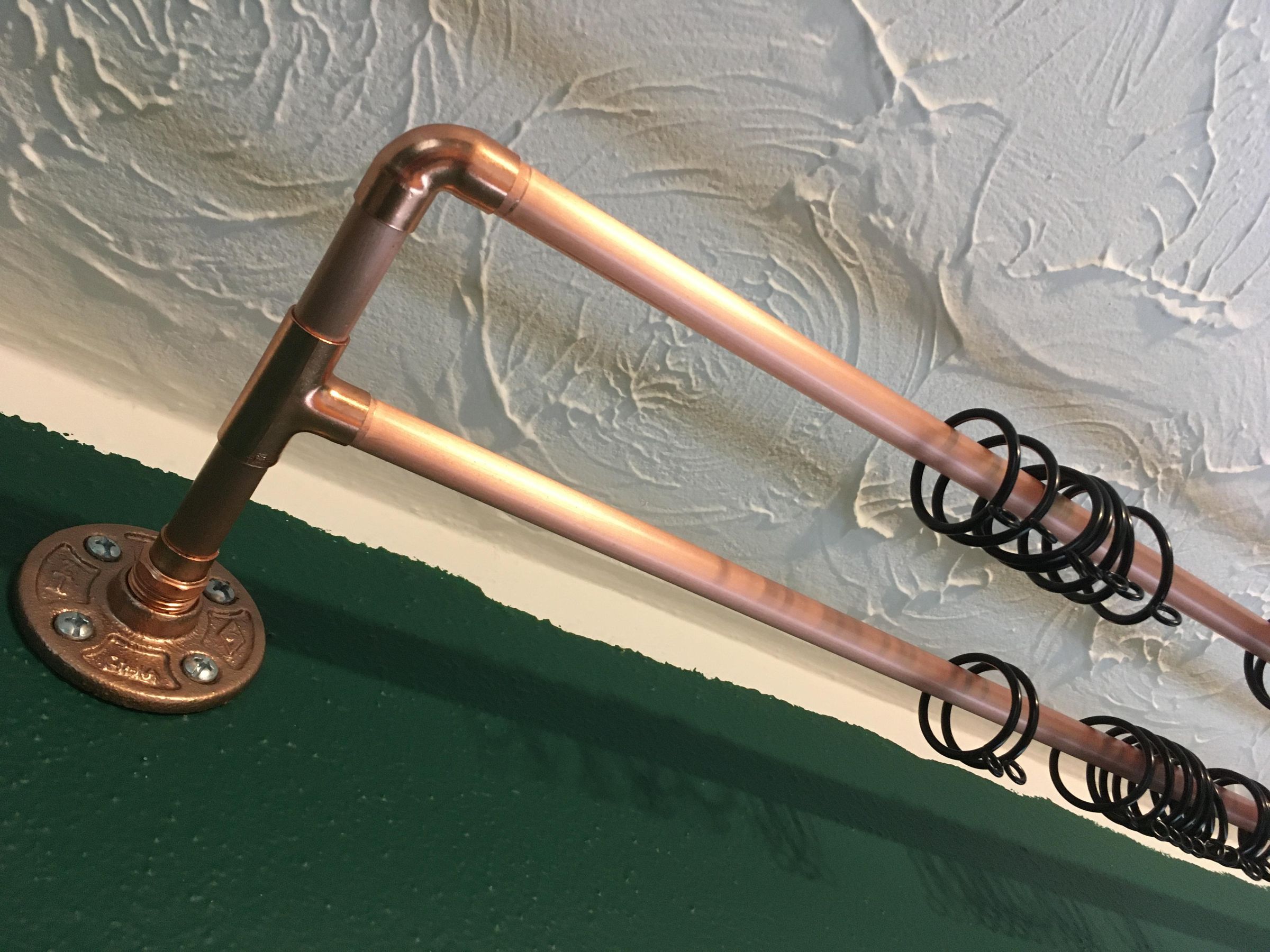 Brushed Copper Curtain Rods From Plumbing Parts : 9 Steps (with ...
