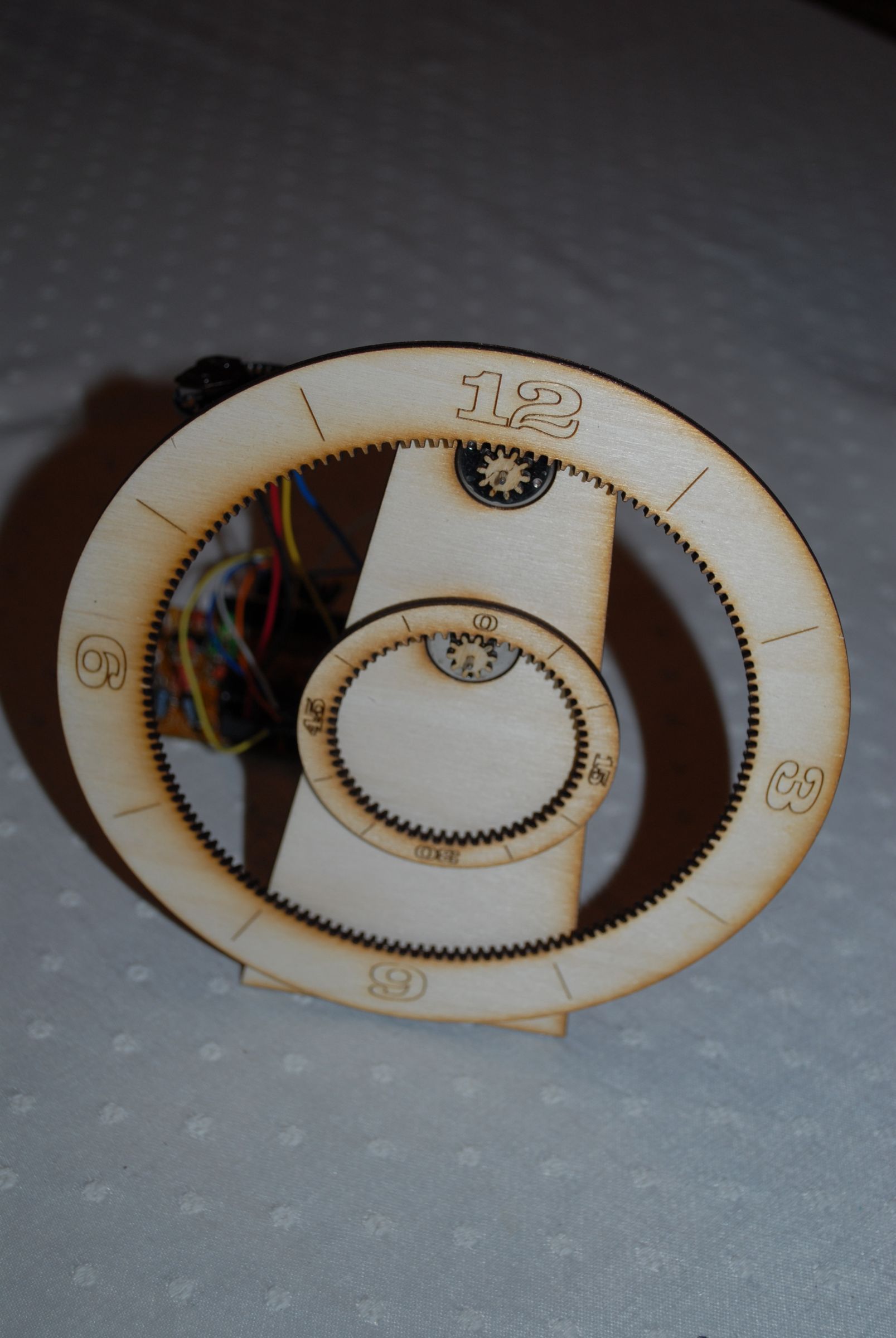 Laser Cut Gear Clock - With ChronoDot! : 8 Steps (with Pictures ...