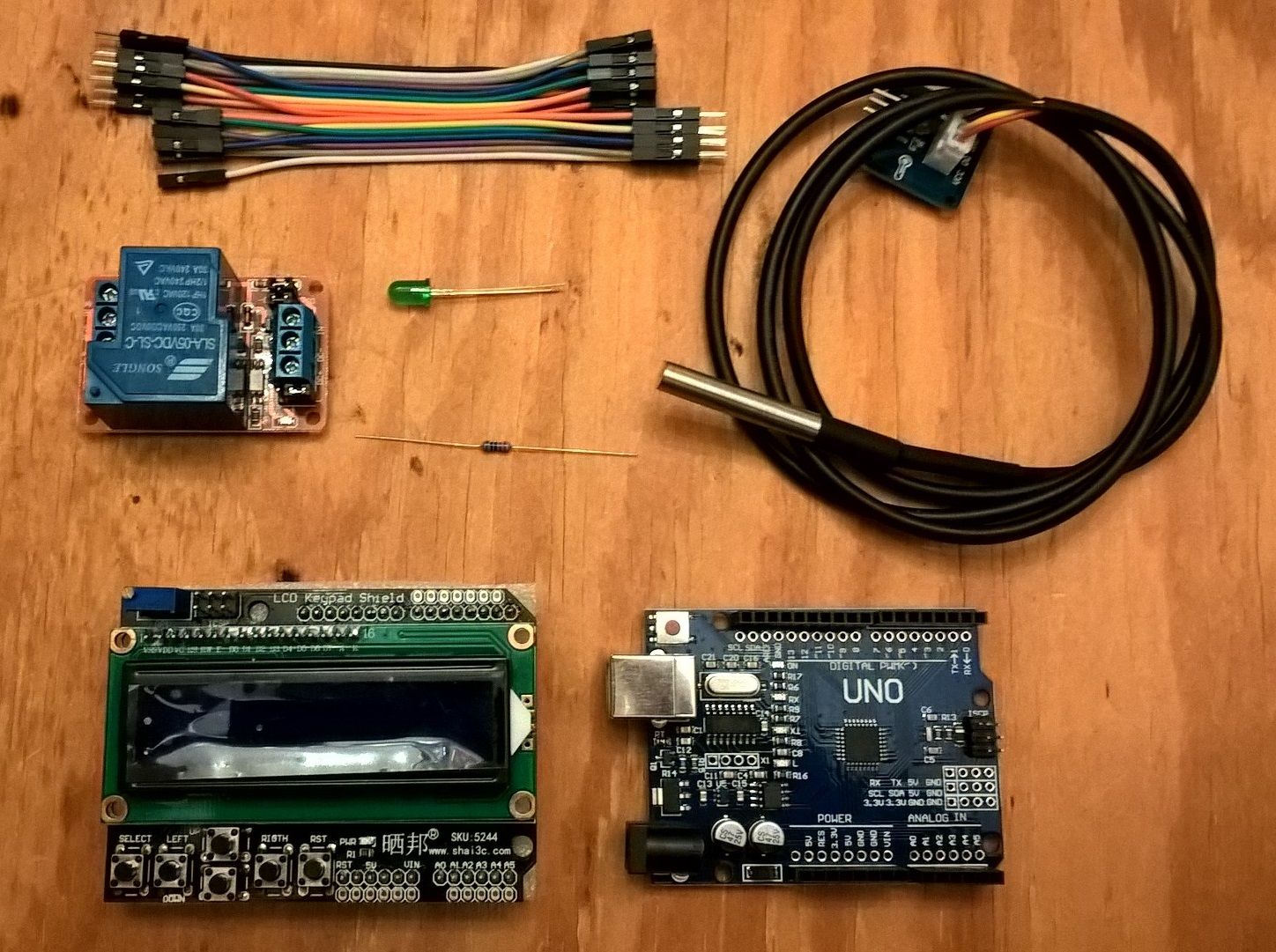 Arduino Programmable Heater Blower Thermostat With DS18B20 Temperature ...