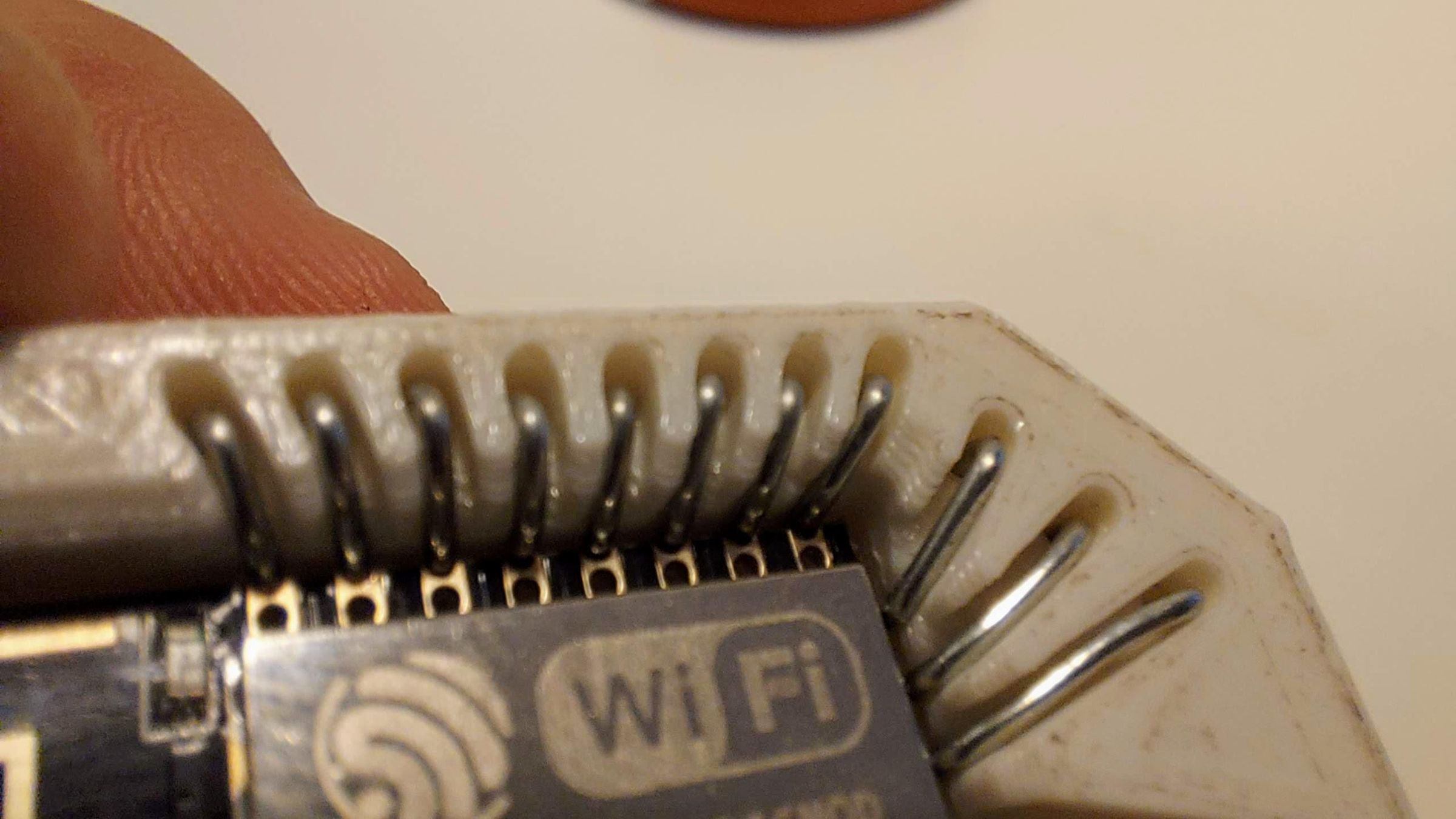 DIY ESP8266 ESP-12 Socket - Snap Fit, Breadboard Friendly, No Soldering ...