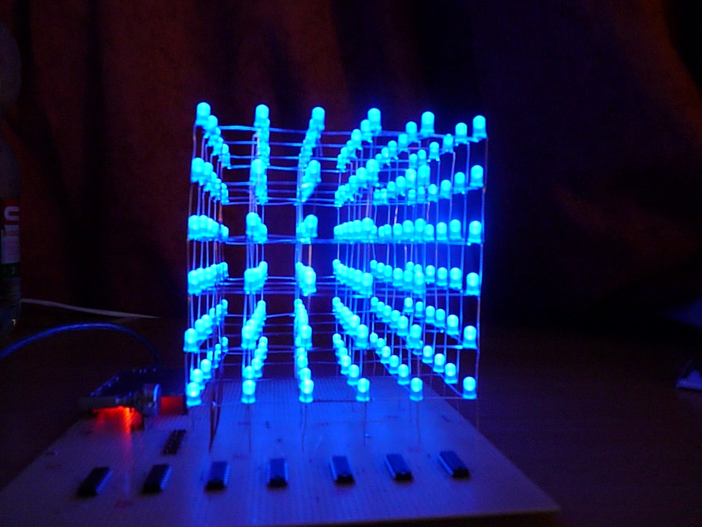 6x6x6 Arduino Led Cube 6 Steps With Pictures Instructables