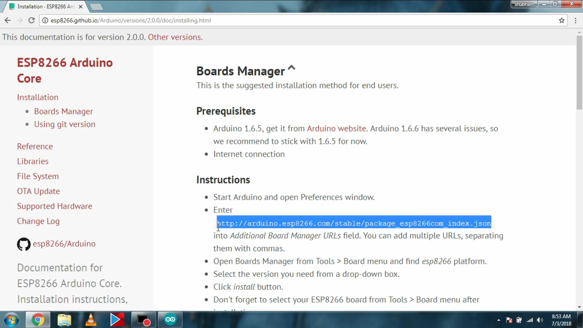 Getting Started With Esp 8266 Esp-01 With Arduino IDE | Installing Esp ...
