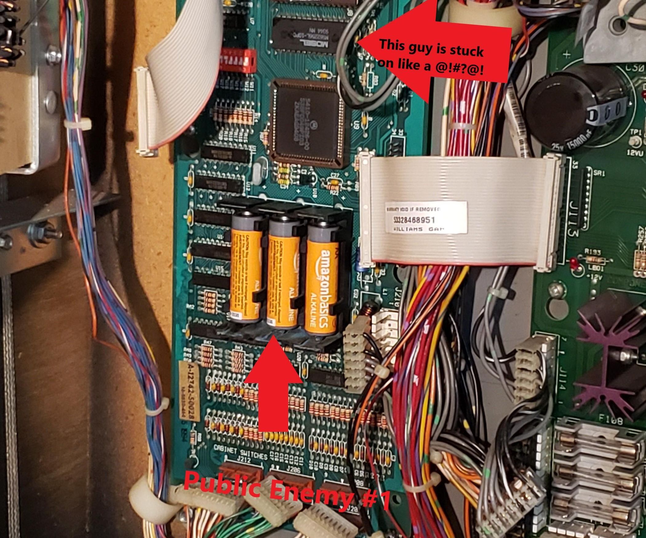 Williams WPC / Sys11 - Pinball RAM Extraction, and Socket / NVram ...