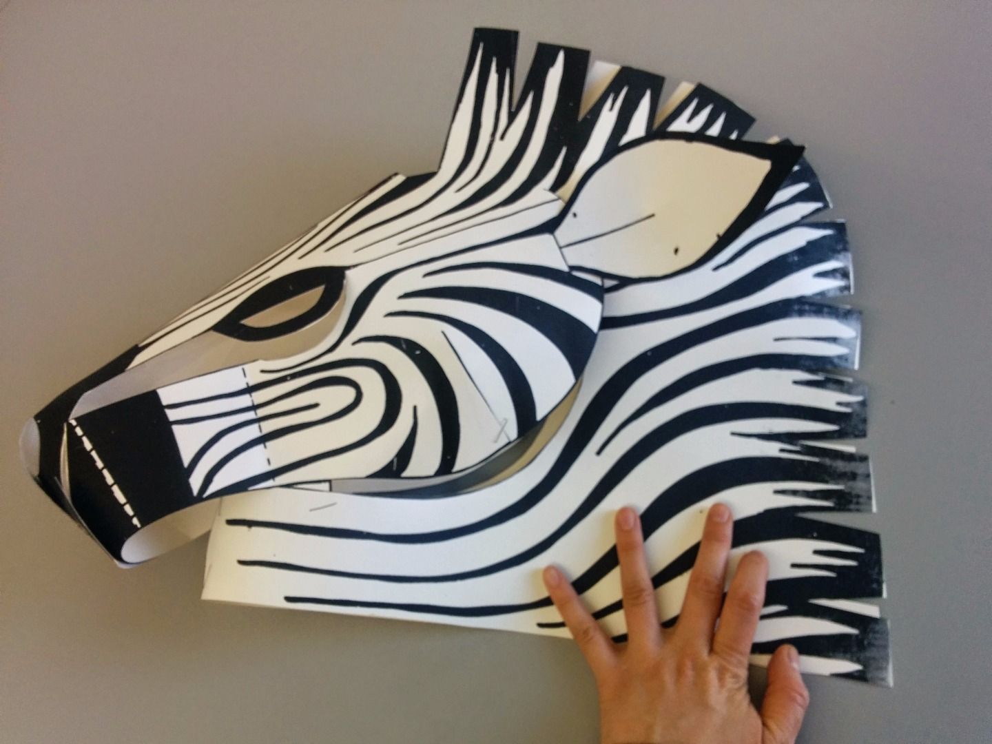Zebra Mask (with Pictures) - Instructables